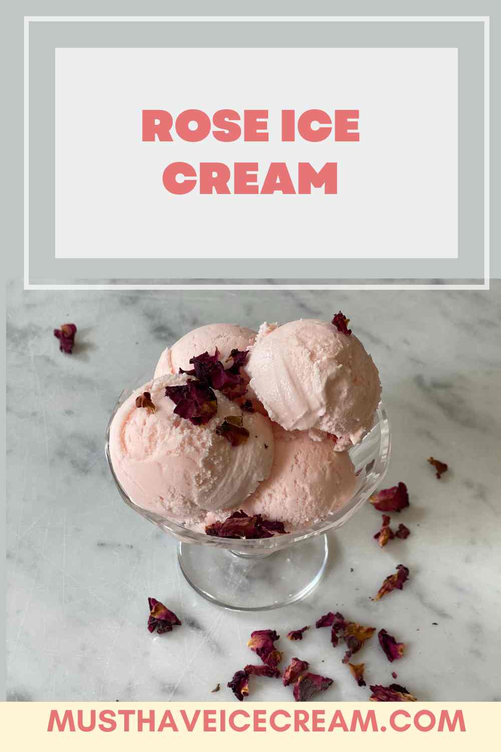 Rose Ice Cream